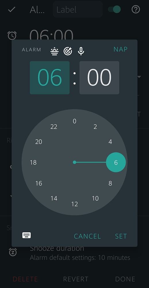 Give us back analog clock picker - Sleep as Android